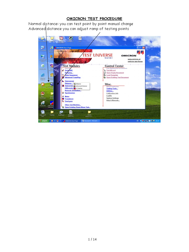 Omicron Test Procedure | PDF | Manufactured Goods | Computer Engineering