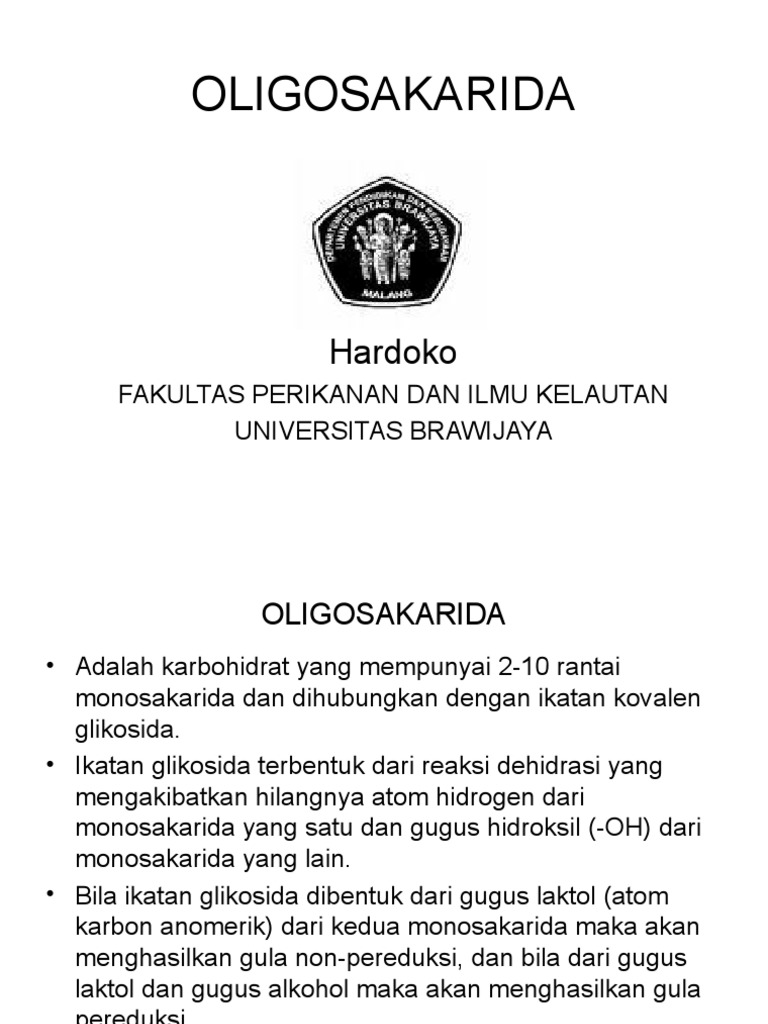 2 - Oligosakarida | Download Free PDF | Carbohydrates | Carbohydrate ...