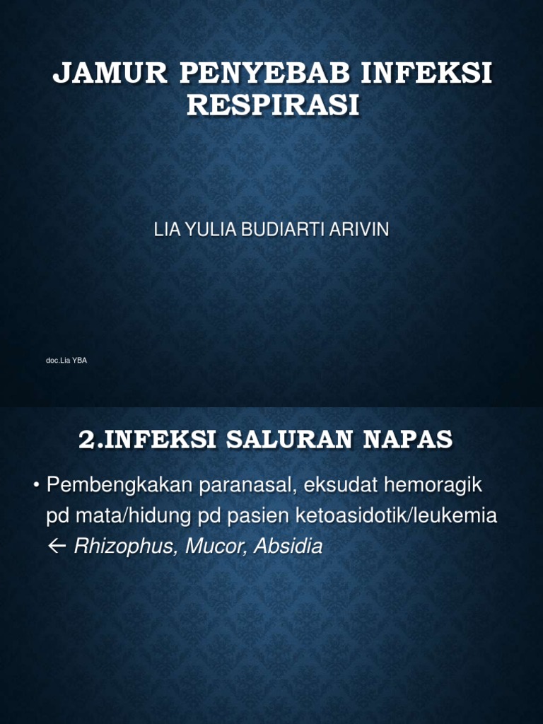 Jamur Penyebab Infeksi Respirasi PDF | PDF | Science & Mathematics