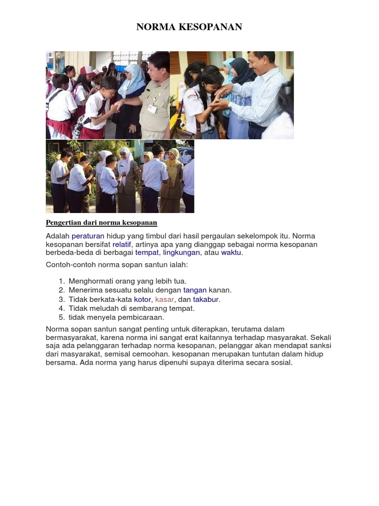 Norma Kesopanan | PDF
