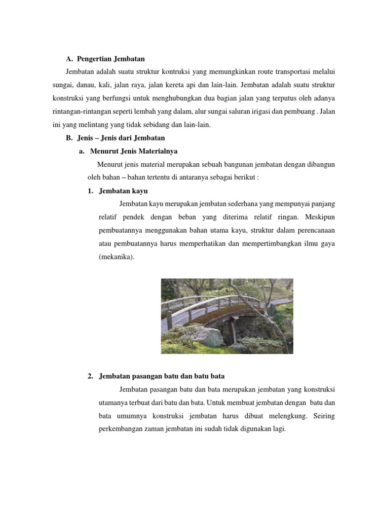 Jenis Jenis Jembatan | PDF