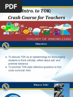 Tok Sample Reflection Ib | PDF | Experience | Science