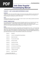 Room Readiness Checklist | PDF | Bathroom | Housekeeping