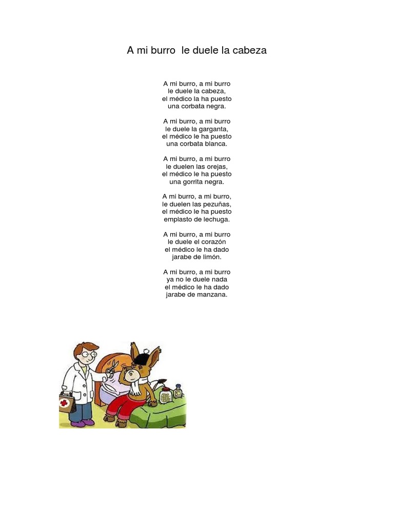 A Mi Burro Le Duele La Cabeza | PDF