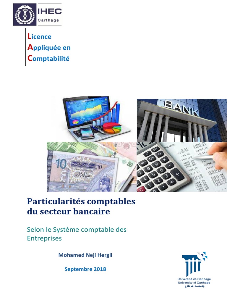 Comptabilité Bancaire-Cours 2018 - MR Neji Mohamed Hergli | PDF | Banques | Risque