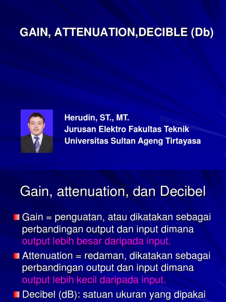 Pert. 9 (Decible (DB) | PDF | Decibel | Amplifier