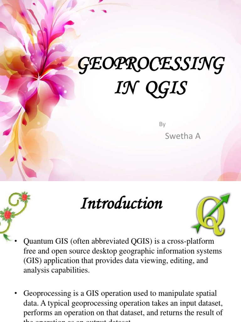 Geoprocessing in QGIS | PDF | Geographic Information System | Information Science