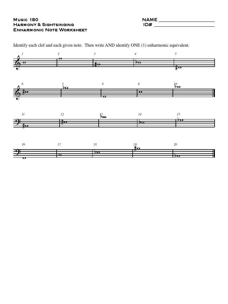 Treble Clef Note Reading Packet | PDF