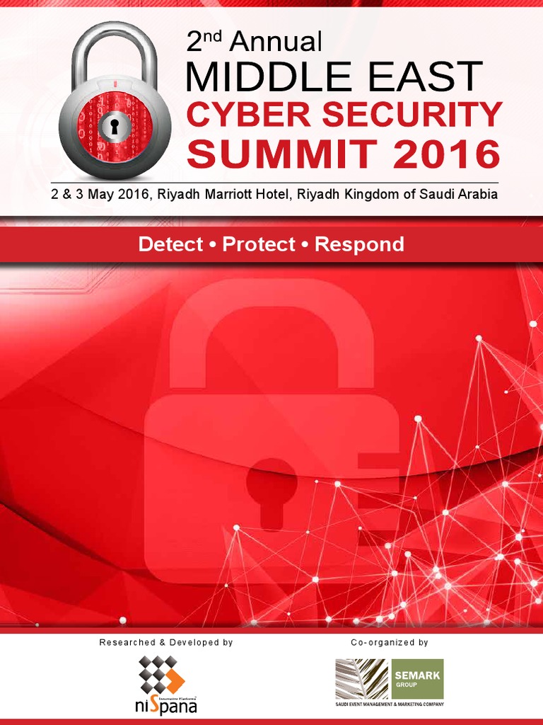 Cyber Security Saudi Brochure 2016 Delegates | PDF | Computer Security ...