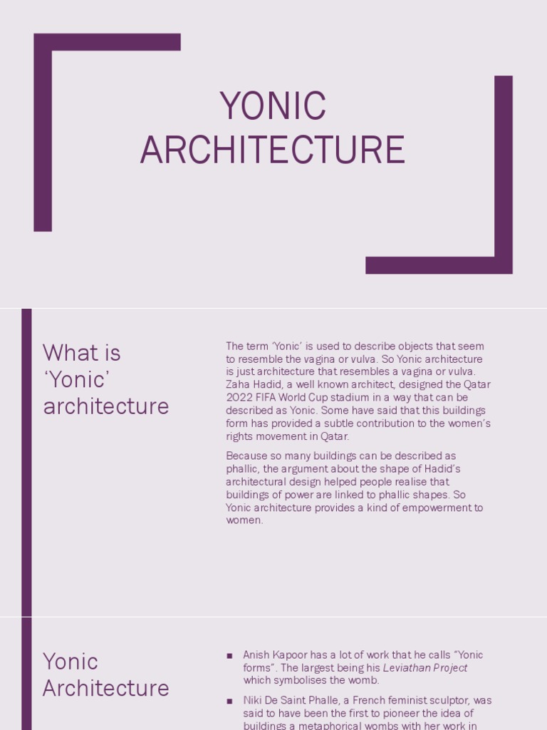Yonic Architecture: Empowering Feminine Forms | PDF