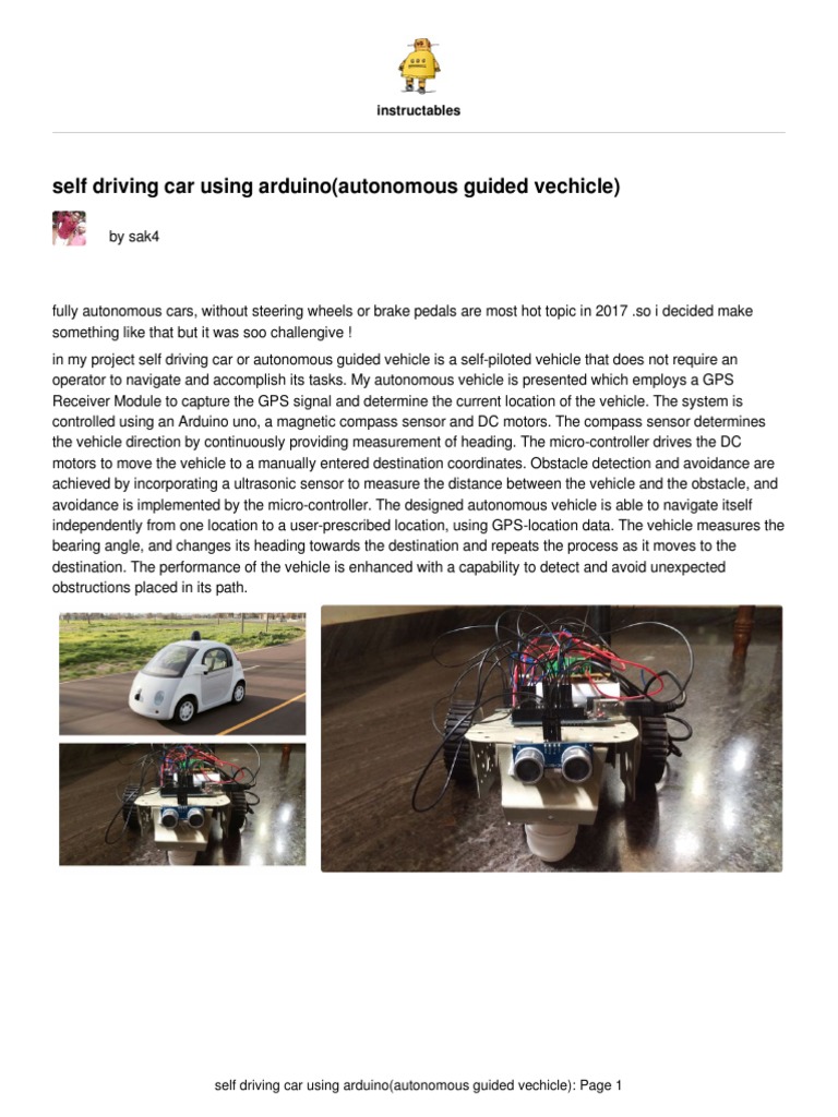 Line Following Robot With Arduino | PDF | Arduino | Vehicles