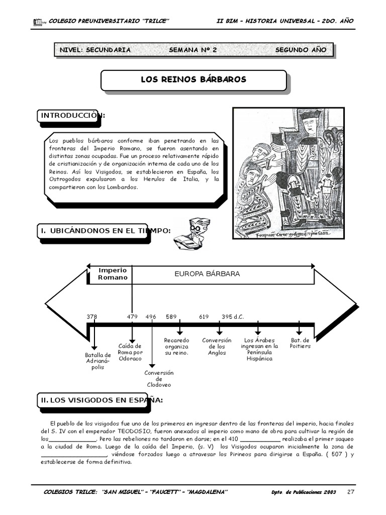 Reinos Bárbaros y sus Invasiones | PDF | Hunos | Francos