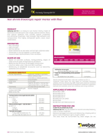 Weberep 360 FFR | PDF | Concrete | Materials