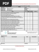 Daily Inspection Checklist - Air Compressor | PDF