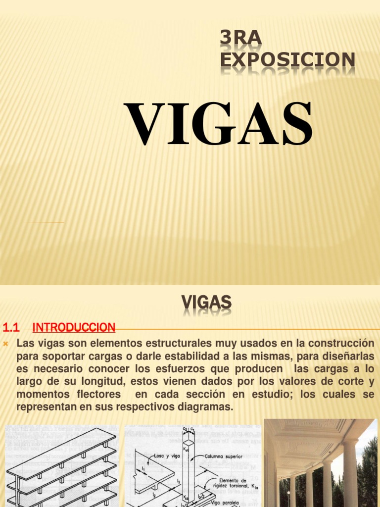Tipos de Vigas | PDF | Doblar | Ingeniería mecánica