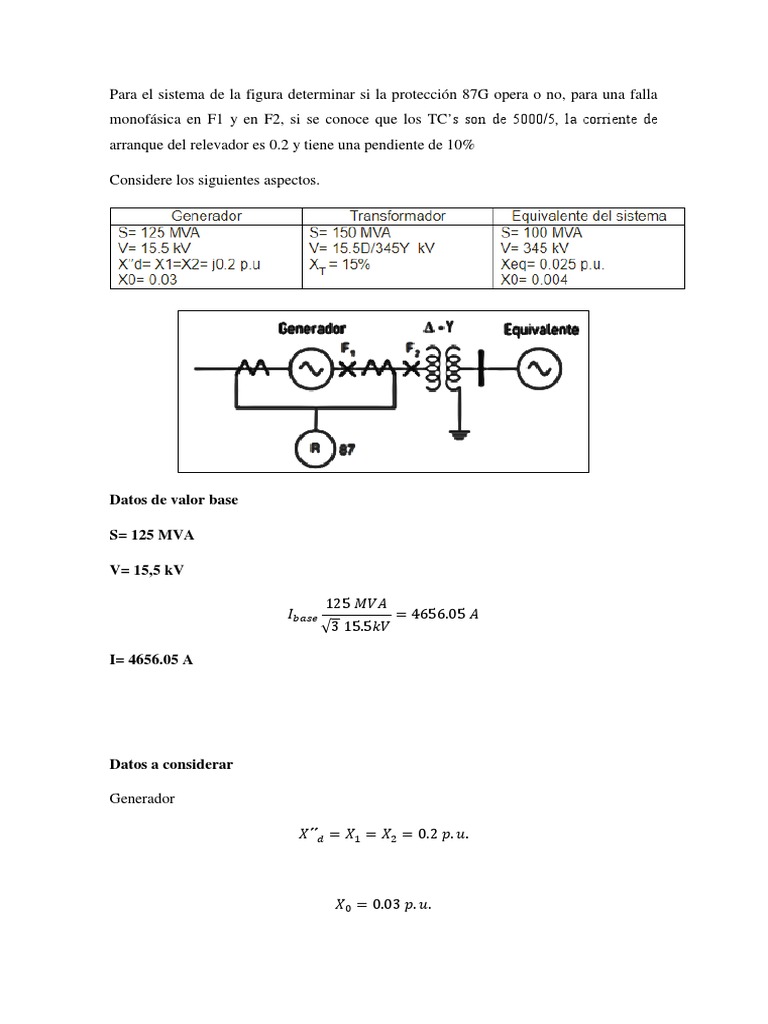 Calculo Proteccion 87g g2 | PDF | Naturaleza