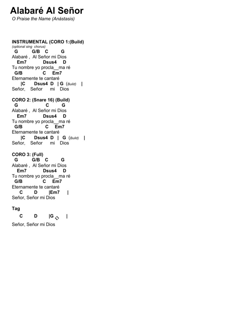 Alabaré Al Señor (lyrics & chords) CHORUS G.pdf