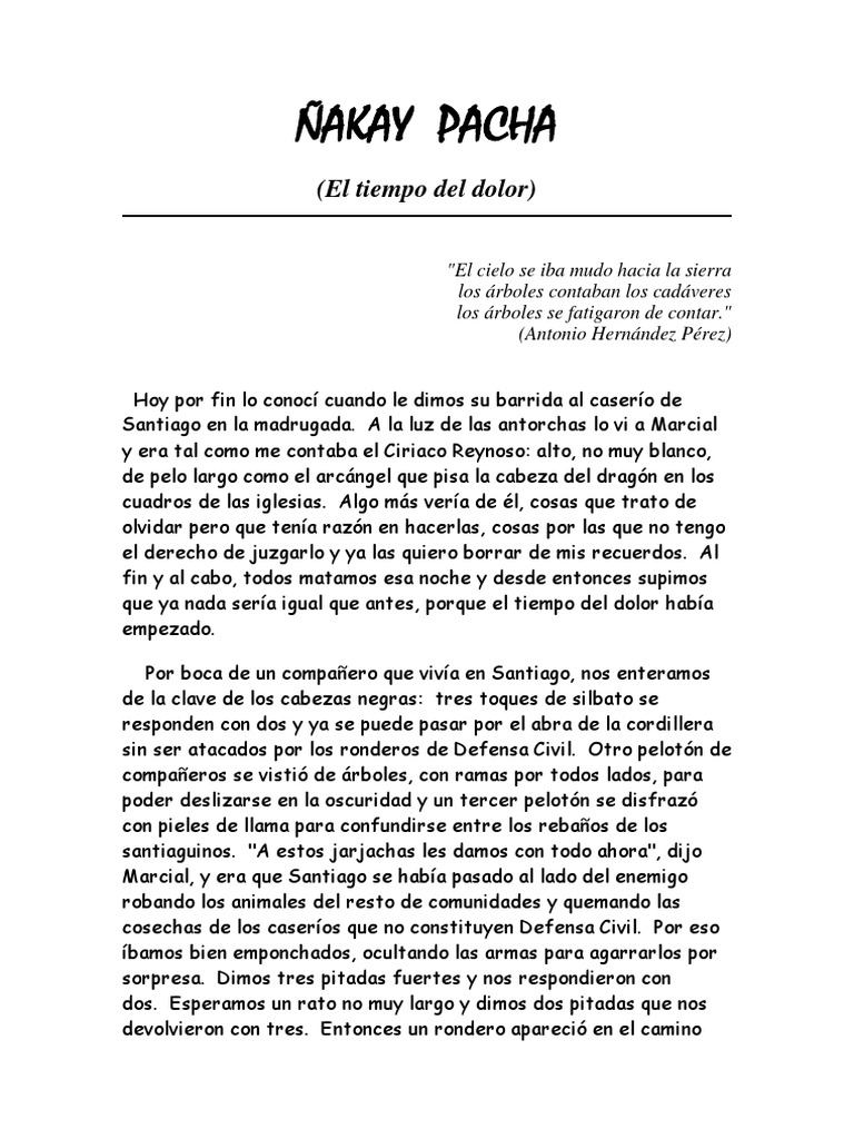 Ñakay Pacha | PDF | Naturaleza