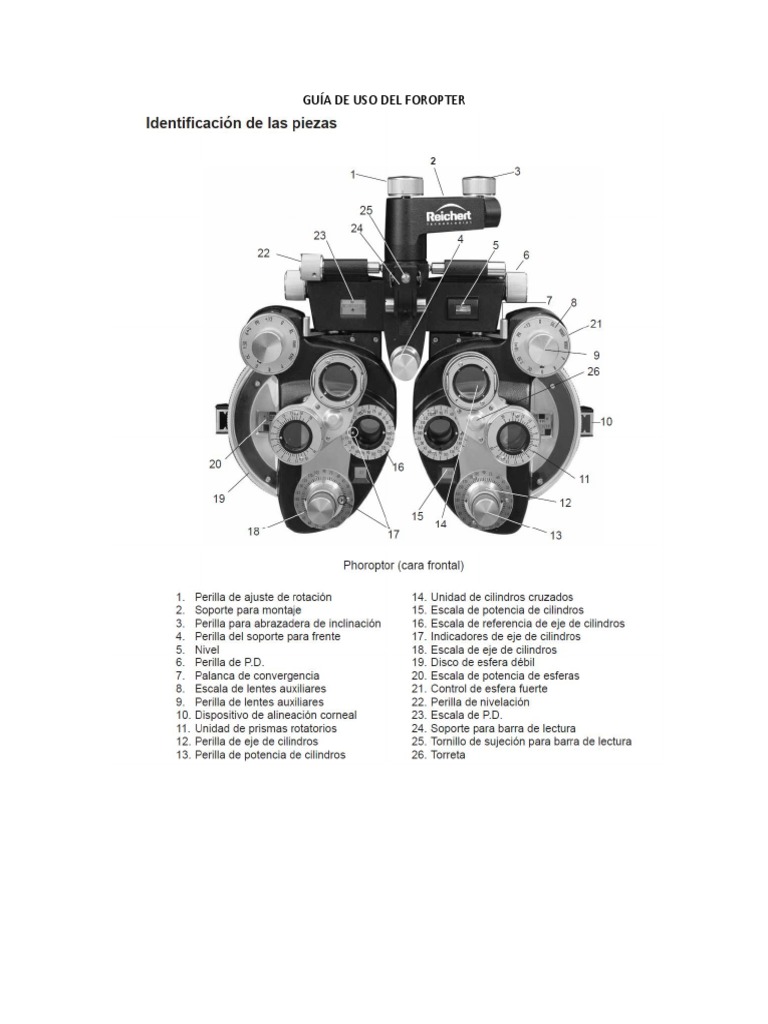 Guia Uso Foropter | PDF