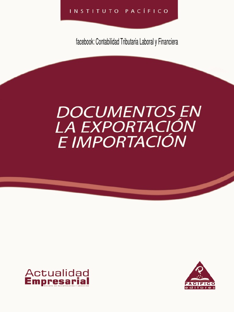 Documentos en La Exportacion e Importacion PDF | PDF | aduana | El ...