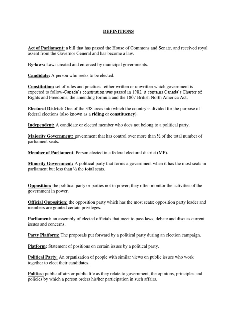 Grade 9 S.S Unit 2 Democracy and Governance-Review | PDF | Member Of ...