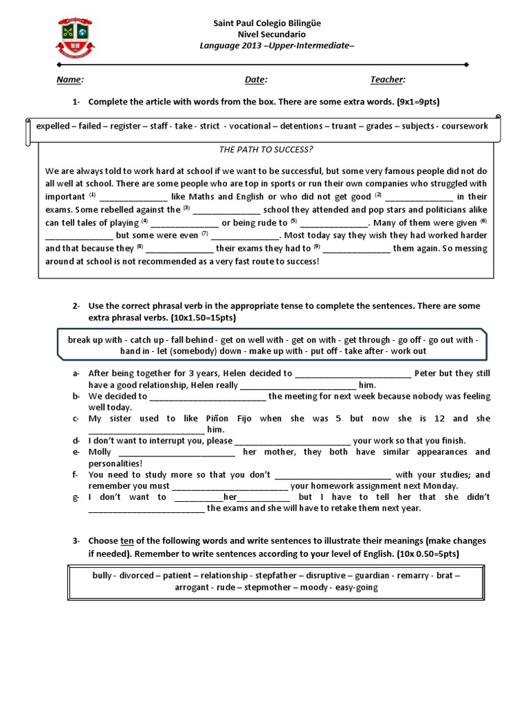 Test Activate Unit 4 & 5 | PDF | Test (Assessment)