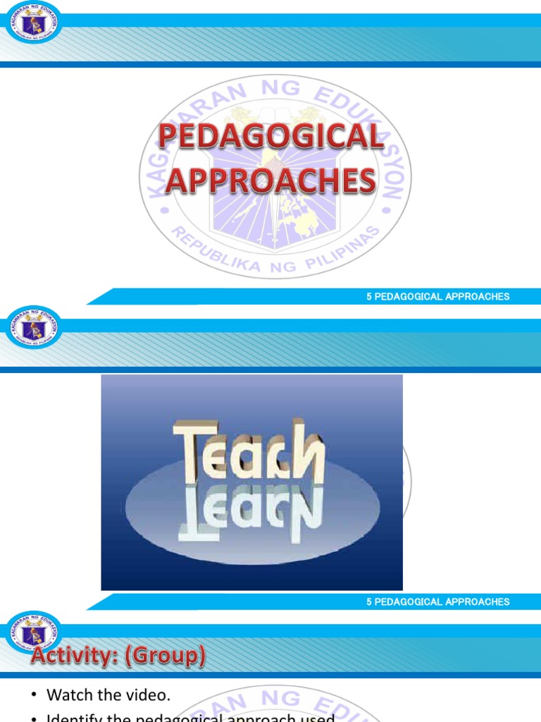 5 Pedagogical Approaches | Pedagogy | Constructivism (Philosophy Of ...