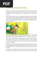 Guion Teatral El Gato Con Botas | PDF | Gatos