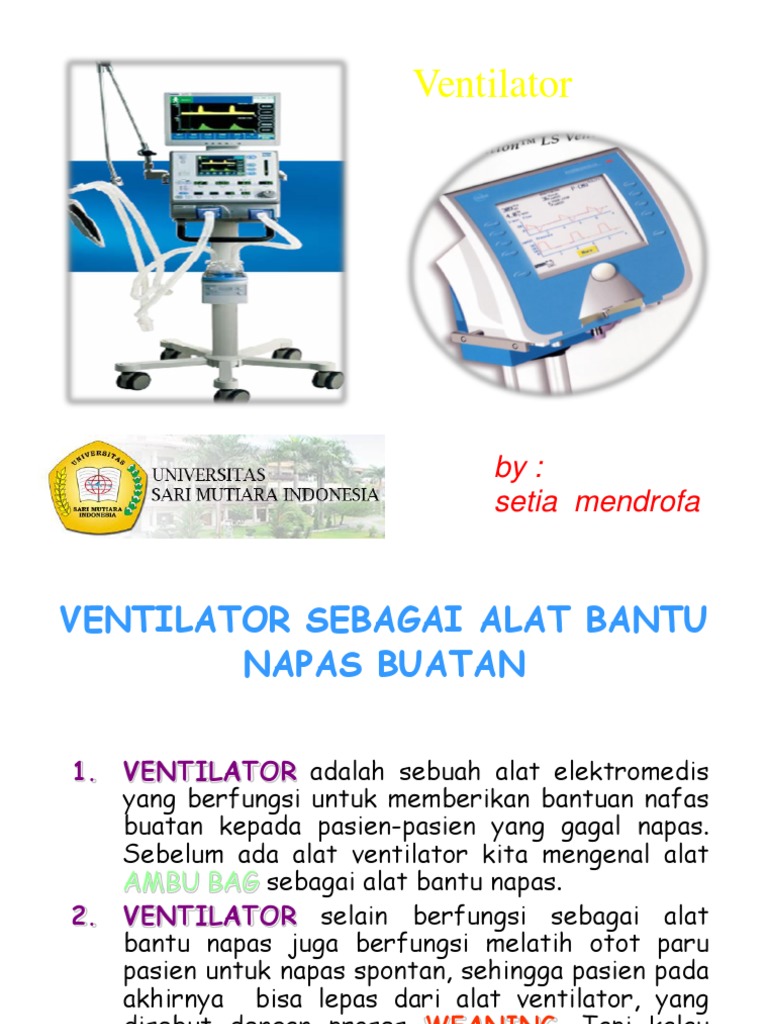 Ventilator Lengkap | PDF