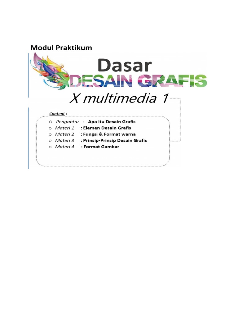 Modul BAB I - 4 DDG | PDF