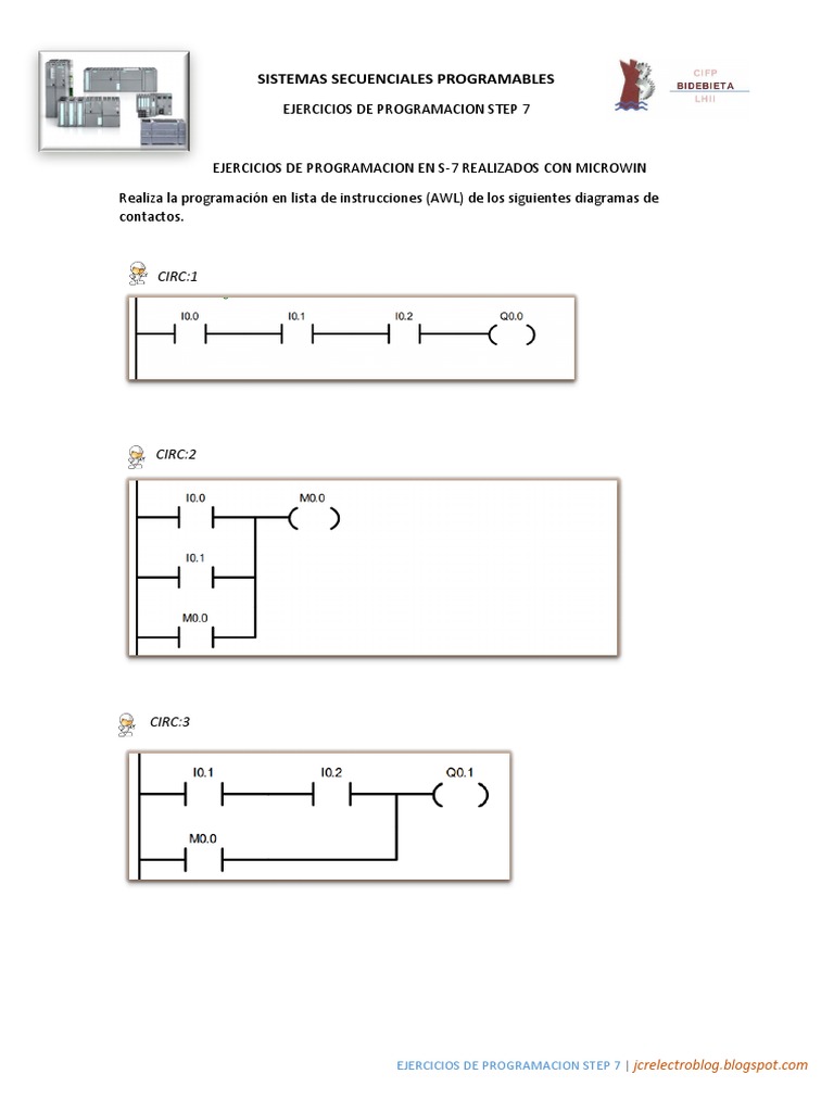 Ejercicios de Programacion Awl Step 7 | PDF | Programación de ...