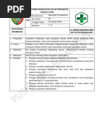 SOP PENGUKURAN BERAT BADAN (BB) Lengkap | PDF
