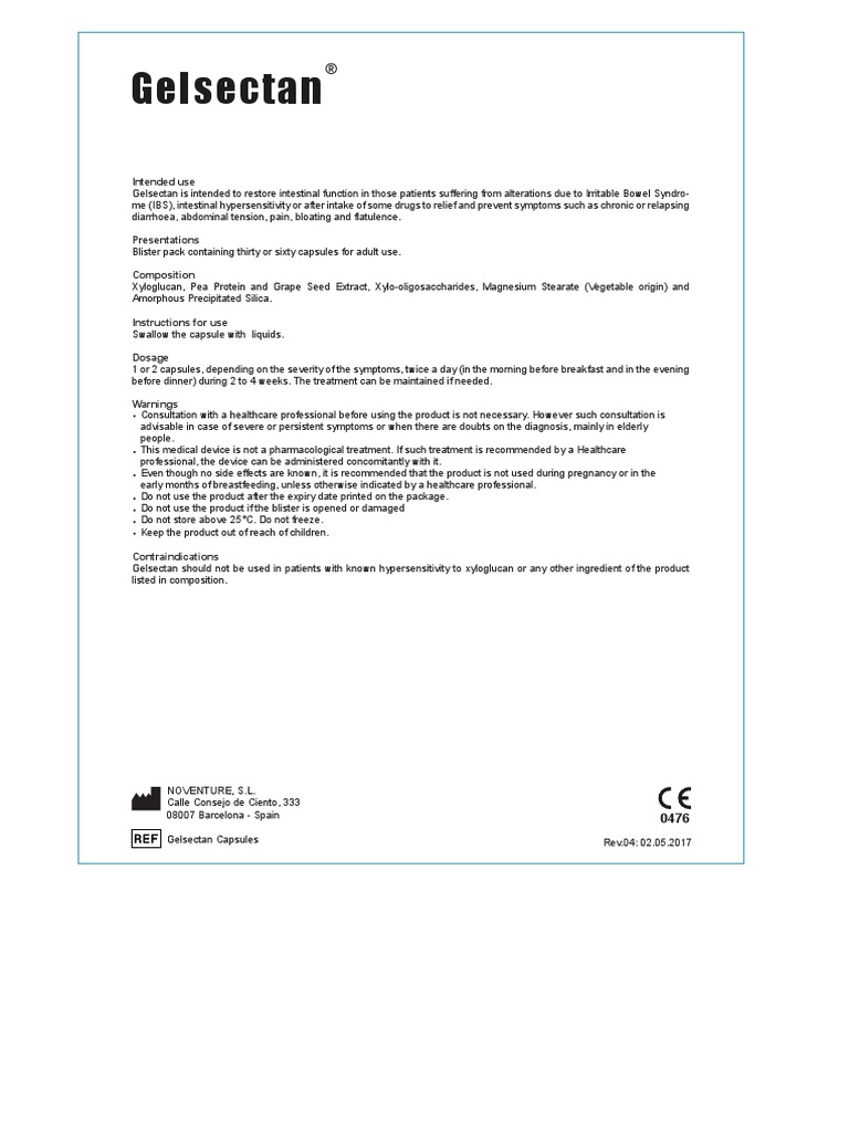 Gelsectan Leaflet | PDF