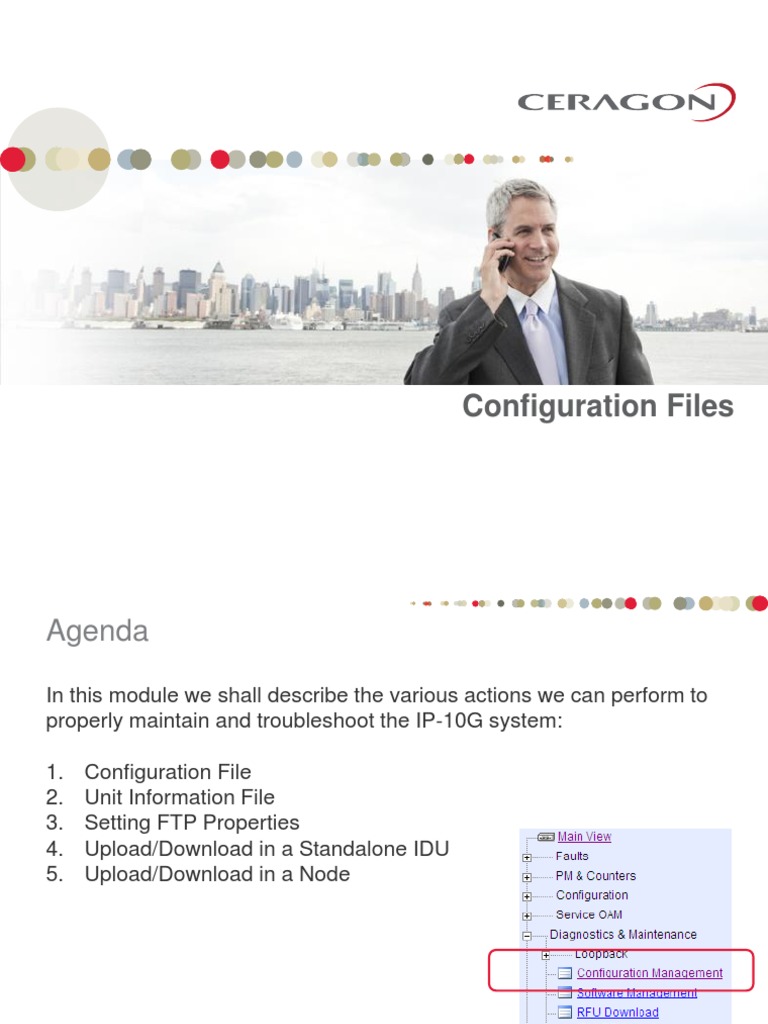 1230 - 1106 - Ceragon - IP-10G EMS Backup - Presentation v6.7 | PDF ...