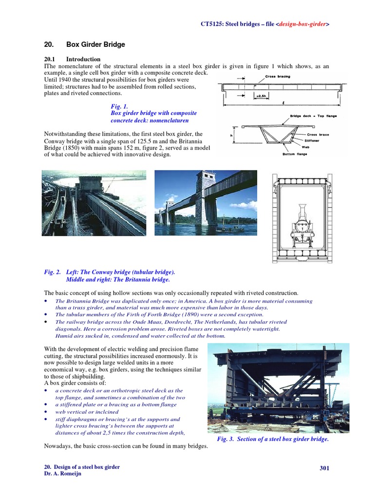 Design of Box Girder Bridges | PDF | Bending | Beam (Structure)