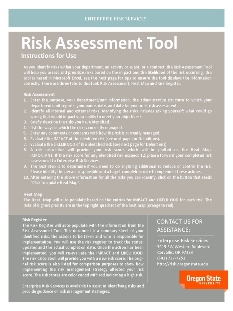 RiskAssessmentTool Narrative | PDF | Risk | Risk Management