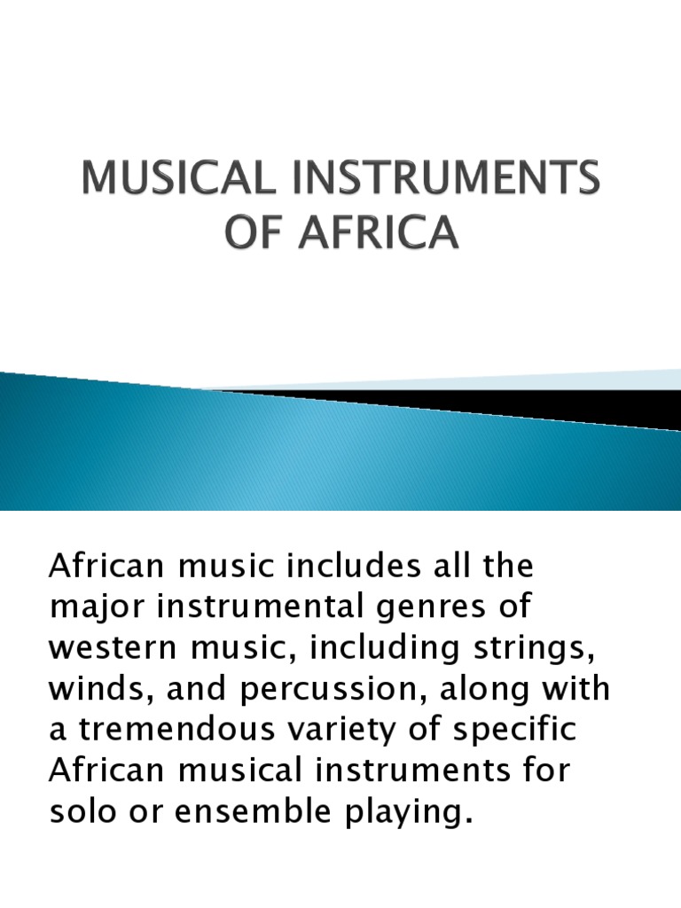 Classification of African Instruments | PDF | String Instruments ...