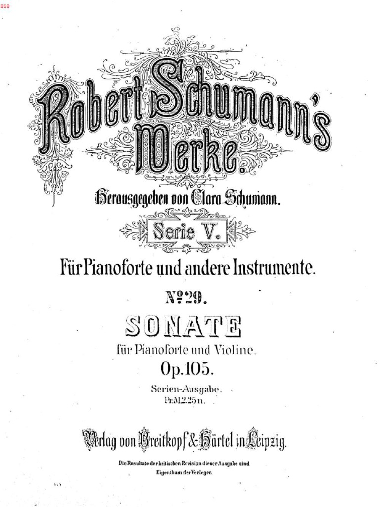 Schumann Piano Sonata PDF | PDF