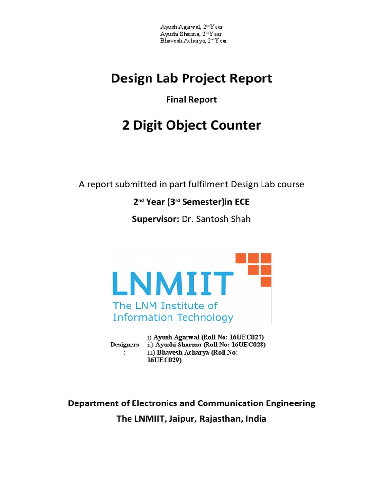 Two Digit Counter | PDF | Infrared | Operational Amplifier