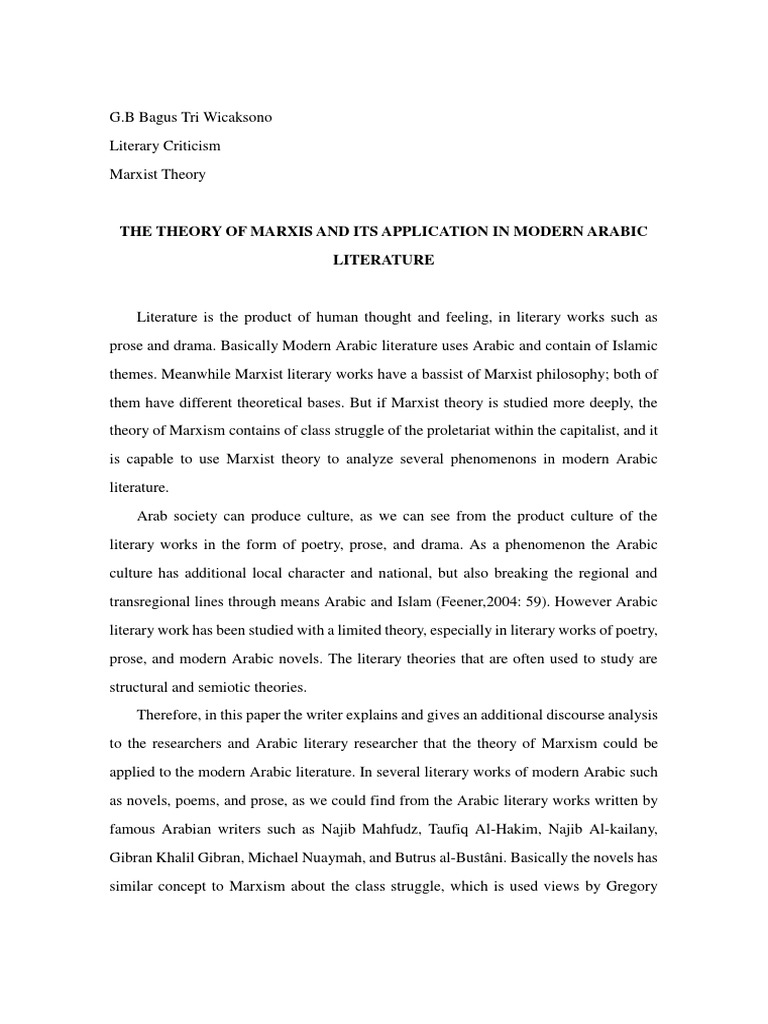 Theory of Marxis and Its Application | PDF | Marxism | Literary Theory