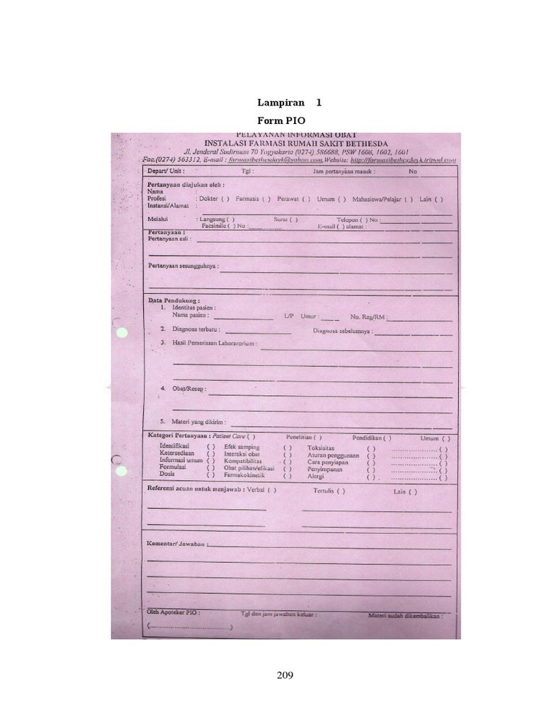 Form Meso Pkpo Nanda | PDF