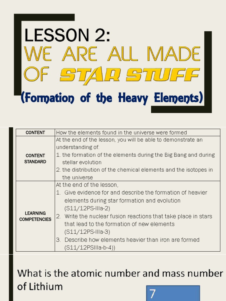Formation of The Heavy Elements | PDF | Nuclear Chemistry | Astronomy
