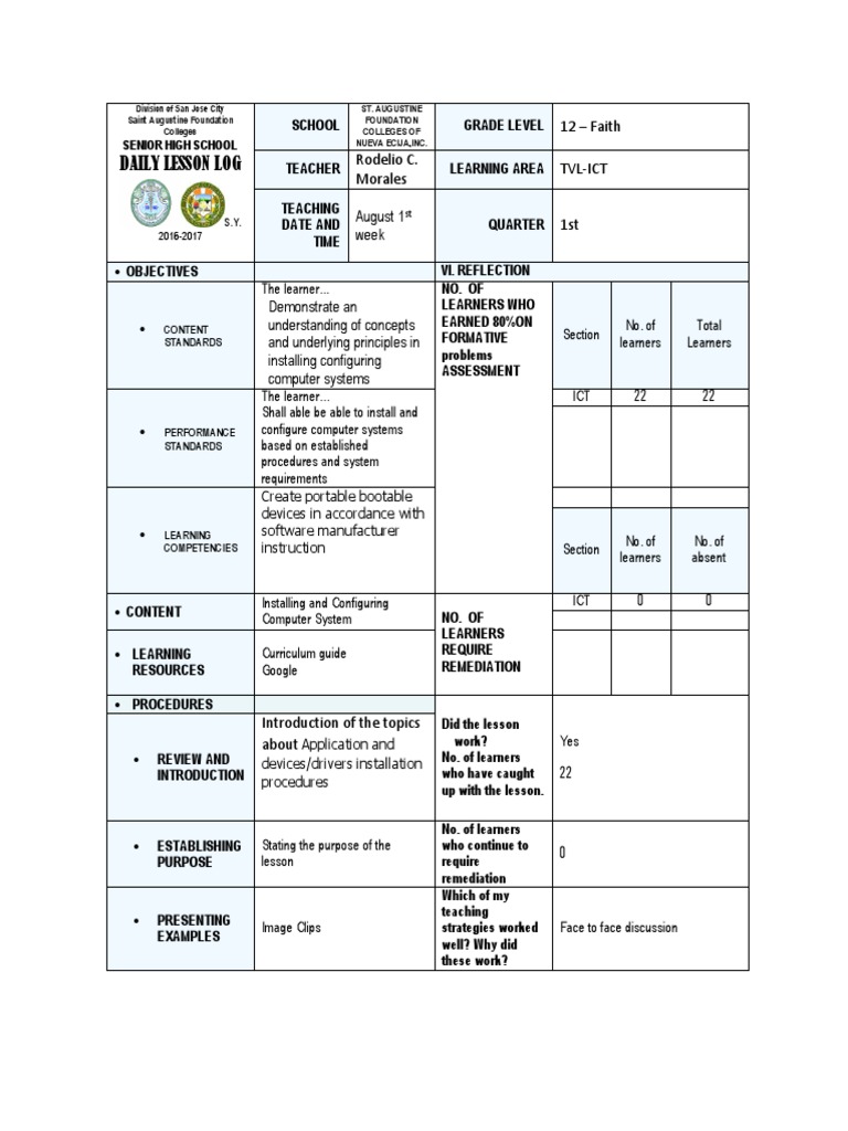 G12-CSS August 5,2018 | PDF | Educational Technology | Change
