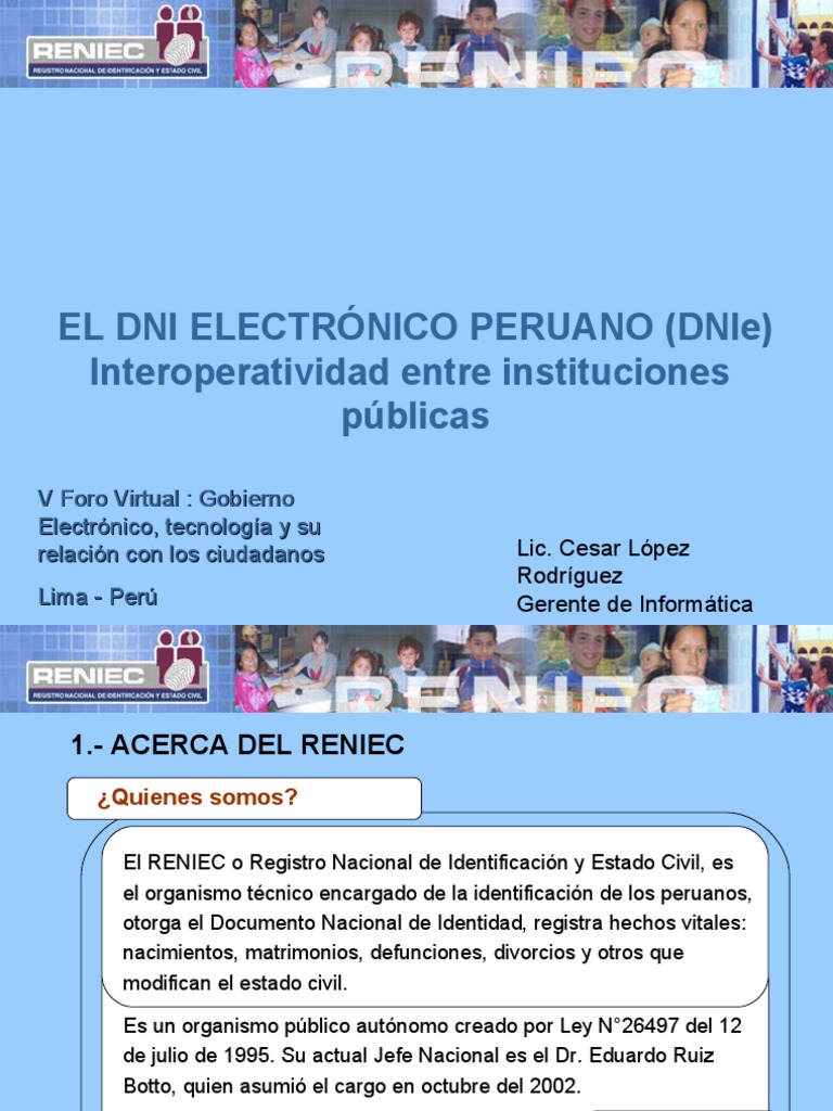 DNIe Peruano: Seguridad y Usos Avanzados | PDF | Aplicaciones de la ...