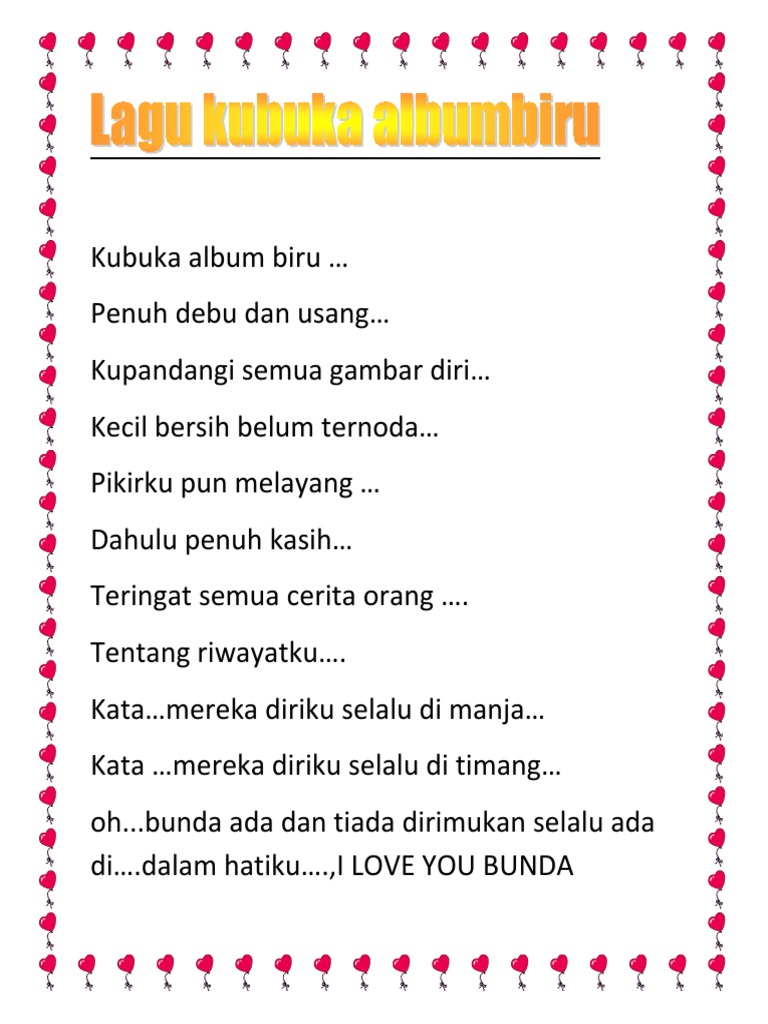 LAGU Kubuka Album Biru | PDF