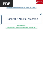 AMDEC Machine : Analyse des Défaillances | PDF | Ingénierie mécanique | Qualité logicielle