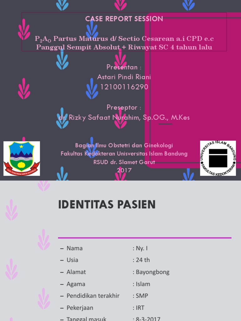 Case Report Session CPD | PDF | Sains & Matematika