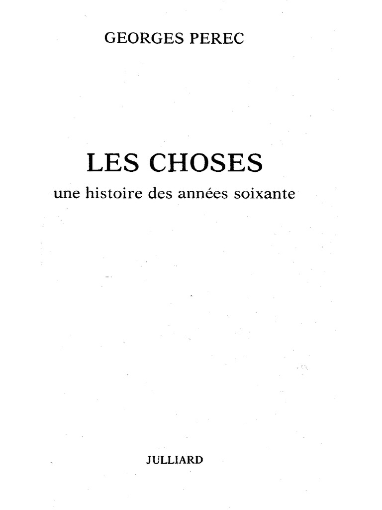 Georges Perec | PDF