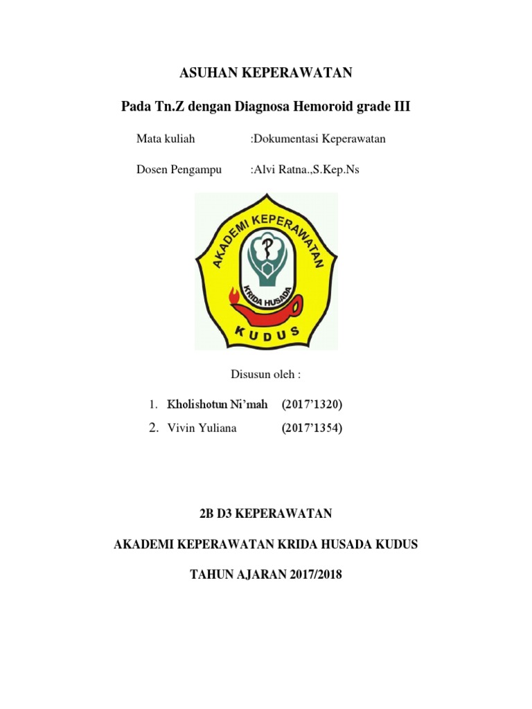 Askep KMB 1 Hemoroid | PDF