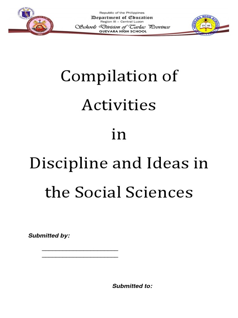Activity Sheets DISS | PDF | Social Science | Job Interview